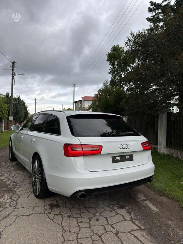 White Audi A6 2012 in Kaunas, with an engine capacity of 2.97 L and mileage of 320 thousand km for 8299 €, photo 4 on AUTOMOTO.COM.LV