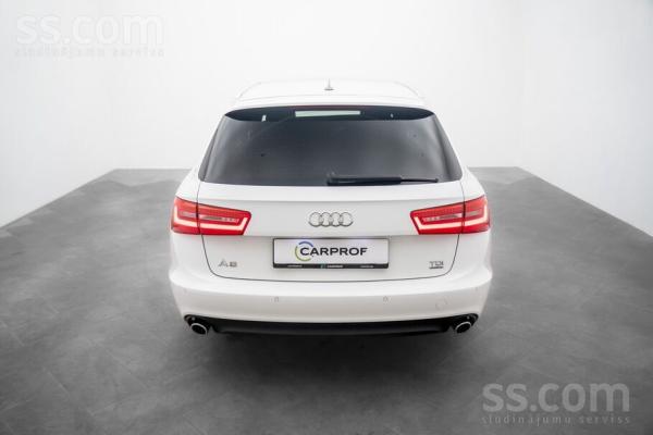 White Audi A6 2012 in Tallinn, with an engine capacity of 3.00 L and mileage of 256 thousand km for 10499 €, photo 6 on AUTOMOTO.COM.LV