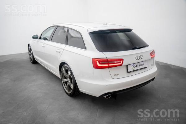 White Audi A6 2012 in Tallinn, with an engine capacity of 3.00 L and mileage of 256 thousand km for 10499 €, photo 7 on AUTOMOTO.COM.LV