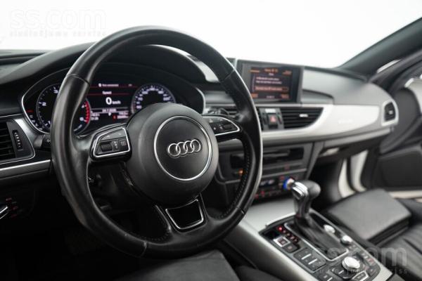 White Audi A6 2012 in Tallinn, with an engine capacity of 3.00 L and mileage of 256 thousand km for 10499 €, photo 8 on AUTOMOTO.COM.LV