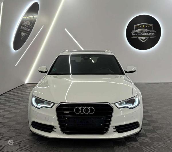 White Audi A6 2012 in Marijampole, with an engine capacity of 2.97 L and mileage of 346 thousand km for 10250 €, photo 6 on AUTOMOTO.COM.LV