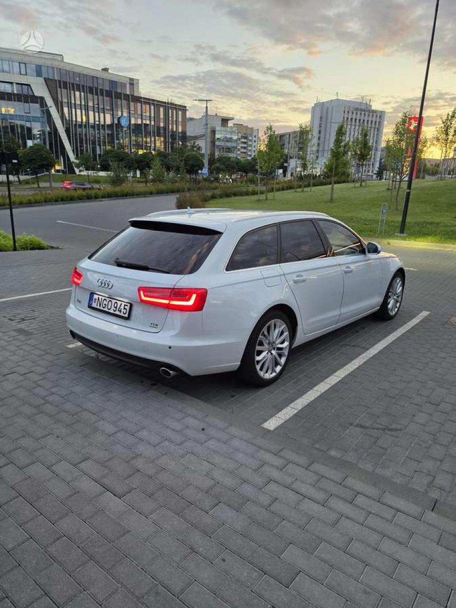 Balts Audi A6 2012 Viļņa, ar dzinēja tilpumu 2.97 L un nobraukumu 300 tūkst. km par 10900 €, foto 6 vietnē AUTOMOTO.COM.LV