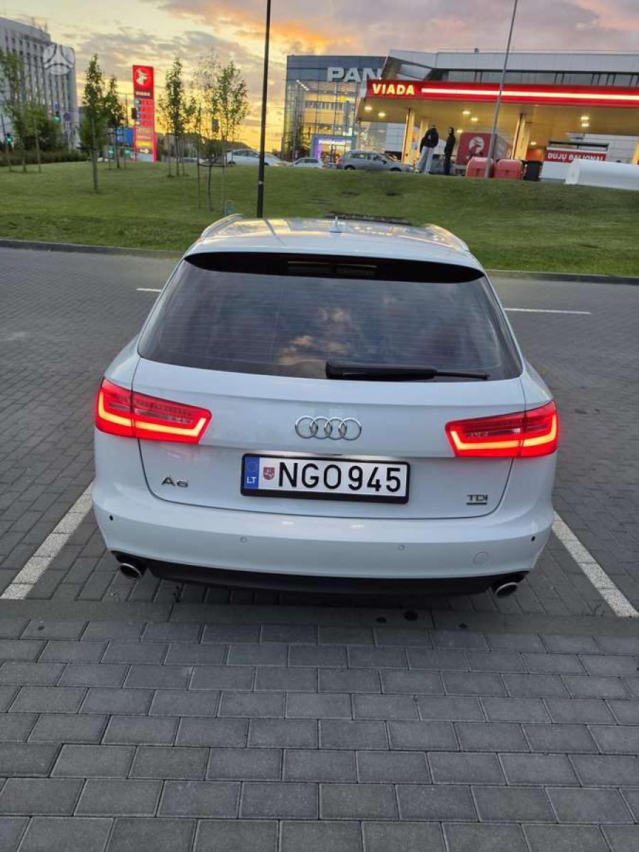 Balts Audi A6 2012 Viļņa, ar dzinēja tilpumu 2.97 L un nobraukumu 300 tūkst. km par 10900 €, foto 7 vietnē AUTOMOTO.COM.LV