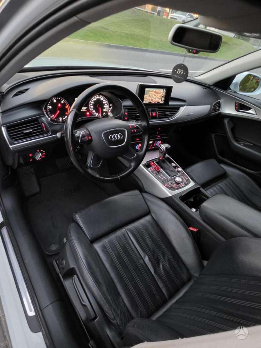 Balts Audi A6 2012 Viļņa, ar dzinēja tilpumu 2.97 L un nobraukumu 300 tūkst. km par 10900 €, foto 9 vietnē AUTOMOTO.COM.LV