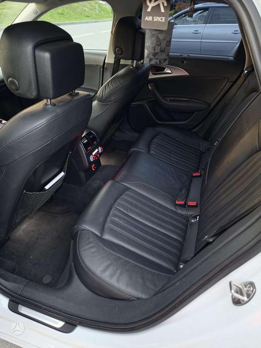 Balts Audi A6 2012 Viļņa, ar dzinēja tilpumu 2.97 L un nobraukumu 300 tūkst. km par 10900 €, foto 13 vietnē AUTOMOTO.COM.LV