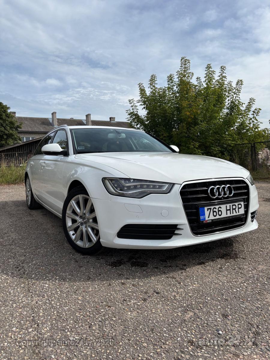 Balts Audi A6 2012 Tallina, ar dzinēja tilpumu 3.00 L un nobraukumu 351 tūkst. km par 7500 €, foto 1 vietnē AUTOMOTO.COM.LV