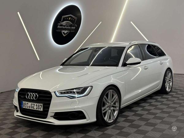 White Audi A6 2012 in Marijampole, with an engine capacity of 2.97 L and mileage of 262 thousand km for 12750 €, photo 11 on AUTOMOTO.COM.LV