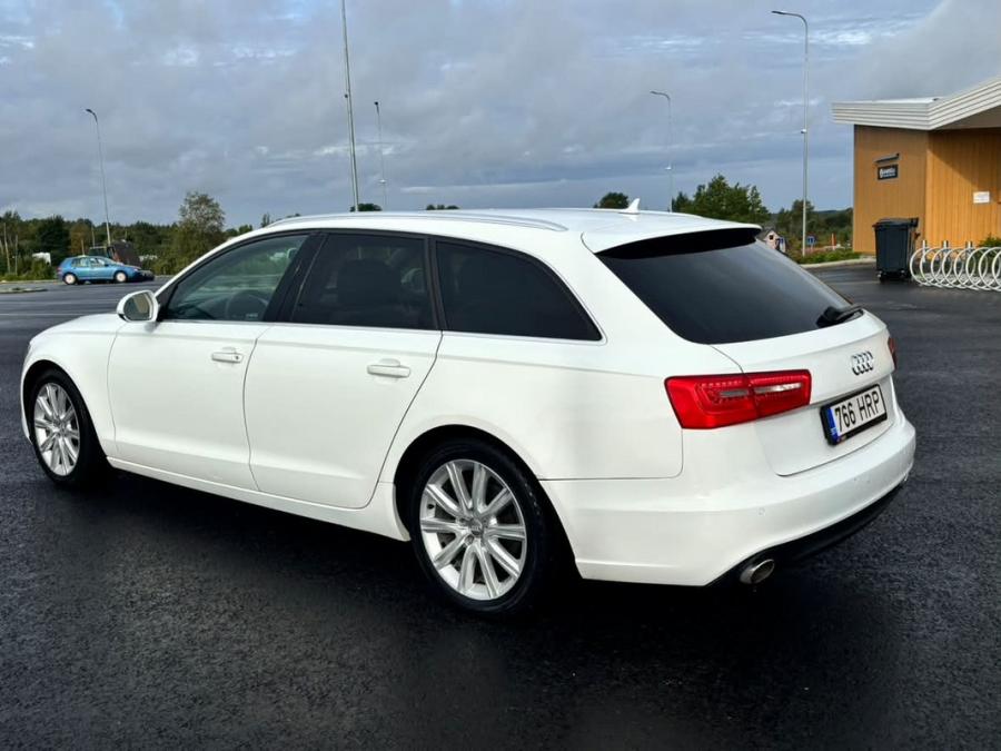 White Audi A6 2012 in Narva, with an engine capacity of 3.00 L and mileage of 352 thousand km for 6900 €, photo 15 on AUTOMOTO.COM.LV