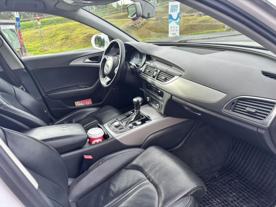 White Audi A6 2012 in Narva, with an engine capacity of 3.00 L and mileage of 352 thousand km for 6900 €, photo 19 on AUTOMOTO.COM.LV