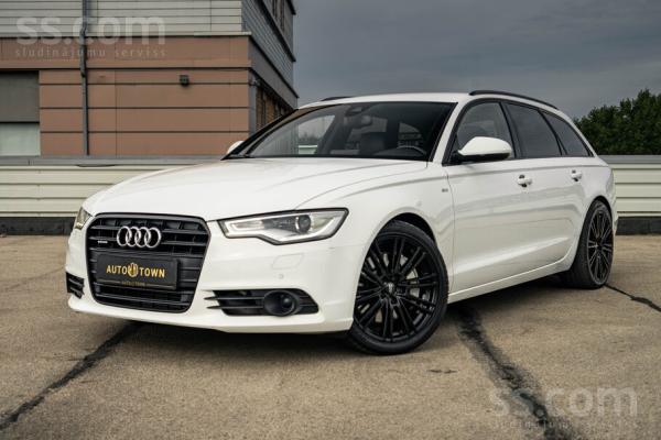 White Audi A6 2012 in Riga, with an engine capacity of 3.00 L and mileage of 255 thousand km for 12990 €, photo 1 on AUTOMOTO.COM.LV