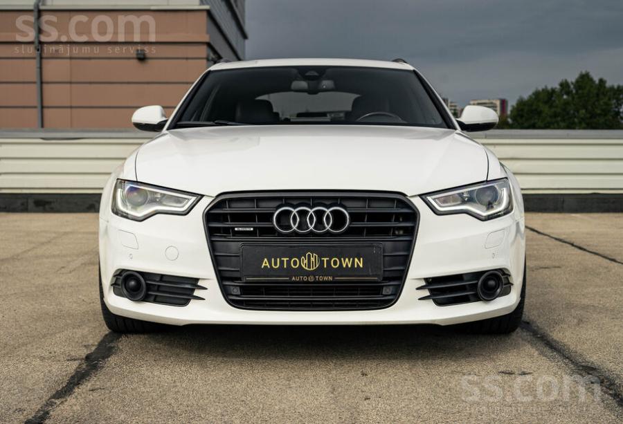 White Audi A6 2012 in Riga, with an engine capacity of 3.00 L and mileage of 255 thousand km for 12990 €, photo 5 on AUTOMOTO.COM.LV