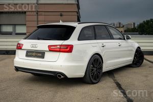 White Audi A6 2012 in Riga, with an engine capacity of 3.00 L and mileage of 255 thousand km for 12990 €, photo 6 on AUTOMOTO.COM.LV