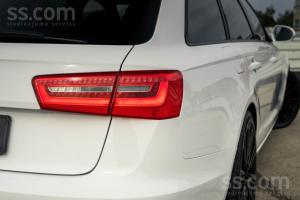 White Audi A6 2012 in Riga, with an engine capacity of 3.00 L and mileage of 255 thousand km for 12990 €, photo 7 on AUTOMOTO.COM.LV