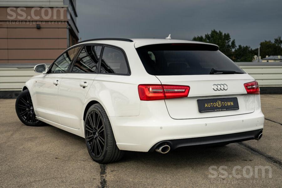 White Audi A6 2012 in Riga, with an engine capacity of 3.00 L and mileage of 255 thousand km for 12990 €, photo 11 on AUTOMOTO.COM.LV