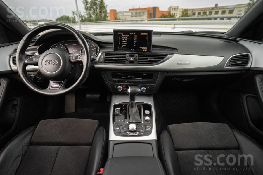 White Audi A6 2012 in Riga, with an engine capacity of 3.00 L and mileage of 255 thousand km for 12990 €, photo 15 on AUTOMOTO.COM.LV