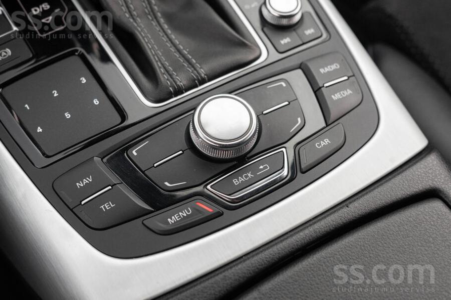 White Audi A6 2012 in Riga, with an engine capacity of 3.00 L and mileage of 255 thousand km for 12990 €, photo 26 on AUTOMOTO.COM.LV