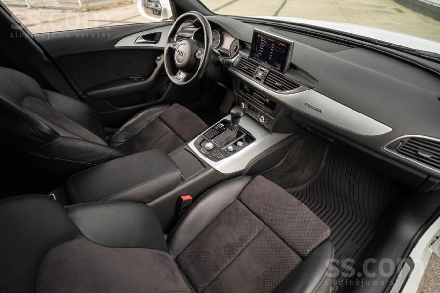 White Audi A6 2012 in Riga, with an engine capacity of 3.00 L and mileage of 255 thousand km for 12990 €, photo 29 on AUTOMOTO.COM.LV