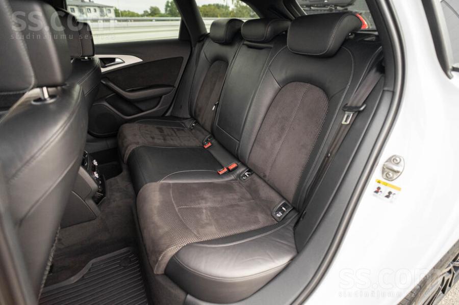 White Audi A6 2012 in Riga, with an engine capacity of 3.00 L and mileage of 255 thousand km for 12990 €, photo 31 on AUTOMOTO.COM.LV