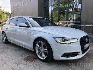 White Audi A6 2013 in Dobele, with an engine capacity of 3.00 L and mileage of 355 thousand km for 10250 €, photo 2 on AUTOMOTO.COM.LV