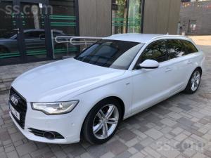 White Audi A6 2013 in Dobele, with an engine capacity of 3.00 L and mileage of 355 thousand km for 10250 €, photo 3 on AUTOMOTO.COM.LV
