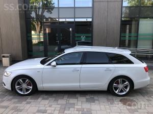 White Audi A6 2013 in Dobele, with an engine capacity of 3.00 L and mileage of 355 thousand km for 10250 €, photo 8 on AUTOMOTO.COM.LV