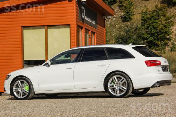 White Audi A6 2013 in Tukums, with an engine capacity of 3.00 L and mileage of 24 thousand km for 13990 €, photo 5 on AUTOMOTO.COM.LV