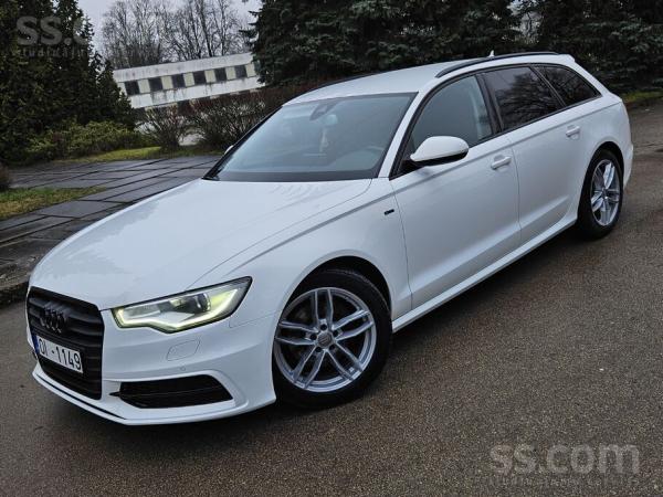 Balts Audi A6 2013 Jēkabpils, ar dzinēja tilpumu 3.00 L un nobraukumu 300 tūkst. km par 11650 €, foto 1 vietnē AUTOMOTO.COM.LV