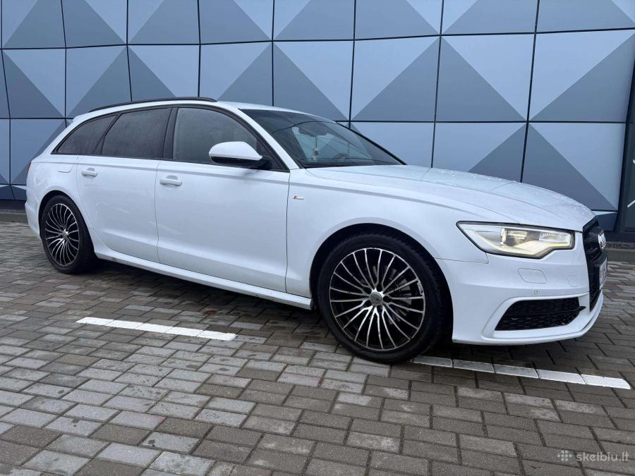 White Audi A6 2013 in Silute, with an engine capacity of 2.00 L and mileage of 343 thousand km for 8200 €, photo 2 on AUTOMOTO.COM.LV
