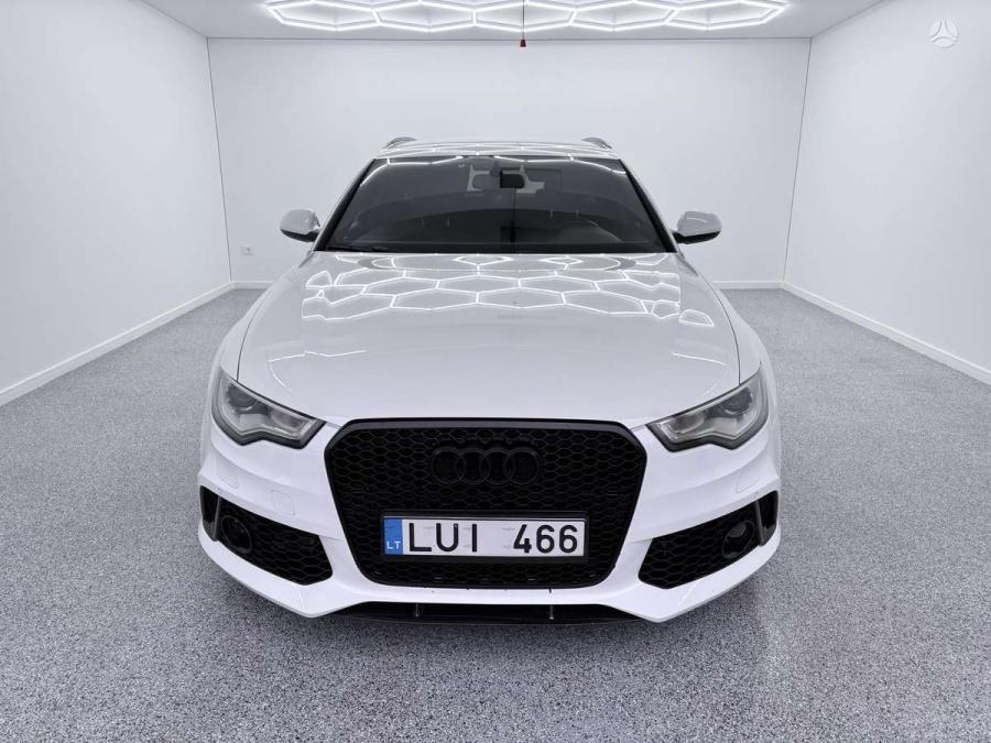 White Audi A6 2013 in Druskininkai, with an engine capacity of 2.97 L and mileage of 305 thousand km for 11000 €, photo 2 on AUTOMOTO.COM.LV
