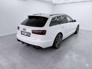 White Audi A6 2013 in Druskininkai, with an engine capacity of 2.97 L and mileage of 305 thousand km for 11000 €, photo 5 on AUTOMOTO.COM.LV