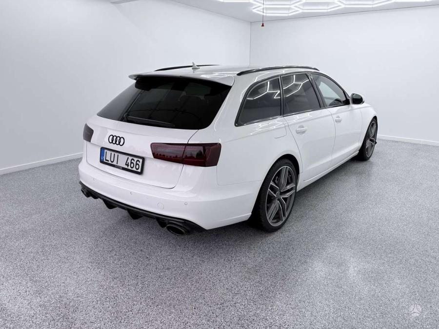 White Audi A6 2013 in Druskininkai, with an engine capacity of 2.97 L and mileage of 305 thousand km for 11000 €, photo 5 on AUTOMOTO.COM.LV