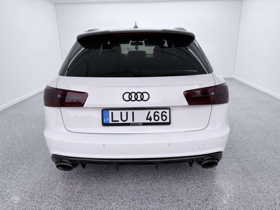 White Audi A6 2013 in Druskininkai, with an engine capacity of 2.97 L and mileage of 305 thousand km for 11000 €, photo 6 on AUTOMOTO.COM.LV