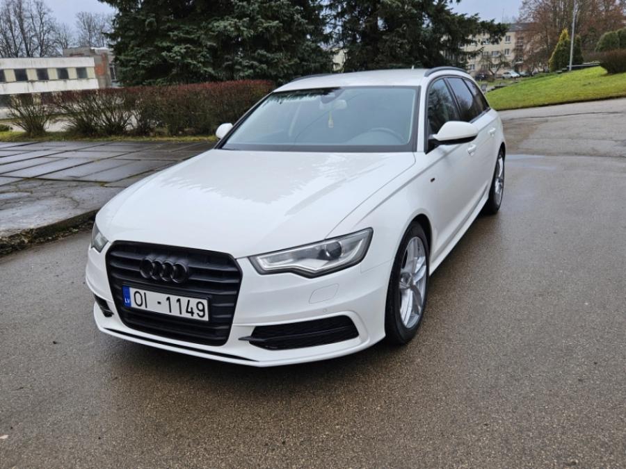 White Audi A6 2013 in Jekabpils, with an engine capacity of 3.00 L and mileage of 300 thousand km for 11650 €, photo 2 on AUTOMOTO.COM.LV