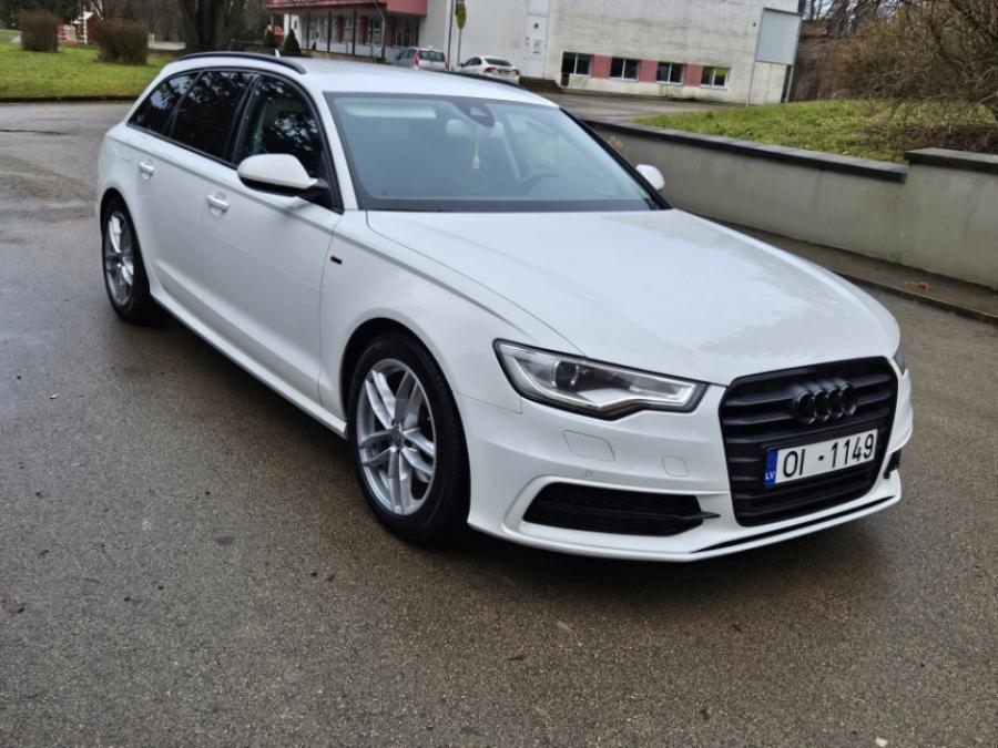 White Audi A6 2013 in Jekabpils, with an engine capacity of 3.00 L and mileage of 300 thousand km for 11650 €, photo 4 on AUTOMOTO.COM.LV