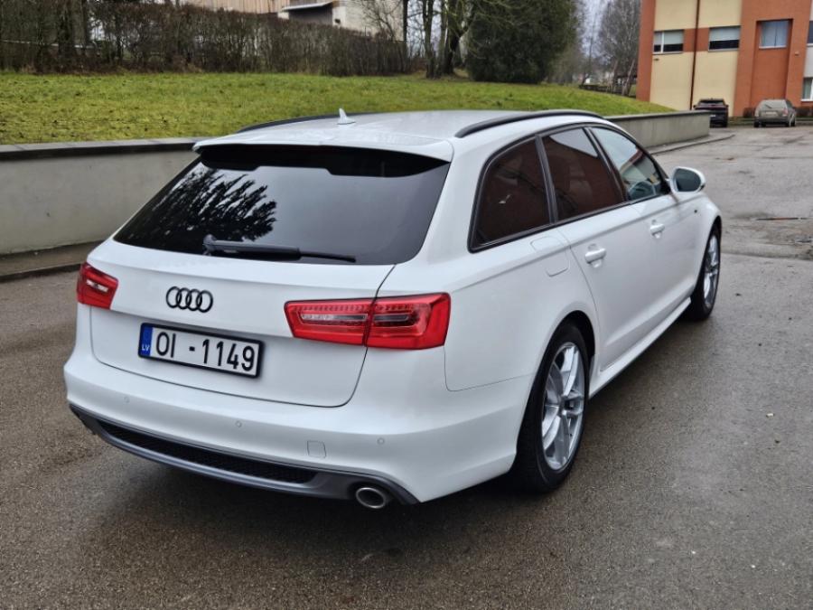 White Audi A6 2013 in Jekabpils, with an engine capacity of 3.00 L and mileage of 300 thousand km for 11650 €, photo 8 on AUTOMOTO.COM.LV