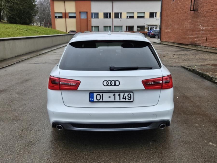 White Audi A6 2013 in Jekabpils, with an engine capacity of 3.00 L and mileage of 300 thousand km for 11650 €, photo 9 on AUTOMOTO.COM.LV