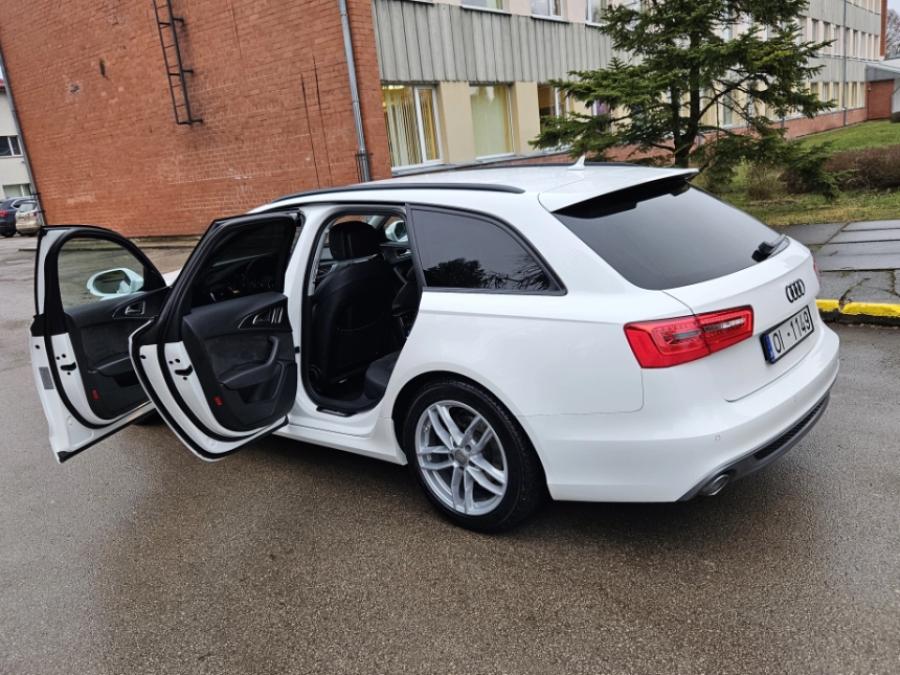 White Audi A6 2013 in Jekabpils, with an engine capacity of 3.00 L and mileage of 300 thousand km for 11650 €, photo 18 on AUTOMOTO.COM.LV