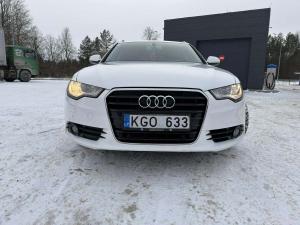 White Audi A6 2013 in Anyksciai, with an engine capacity of 2.00 L and mileage of 433 thousand km for 7500 €, photo 3 on AUTOMOTO.COM.LV