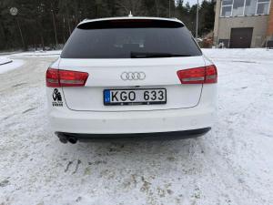 White Audi A6 2013 in Anyksciai, with an engine capacity of 2.00 L and mileage of 433 thousand km for 7500 €, photo 6 on AUTOMOTO.COM.LV