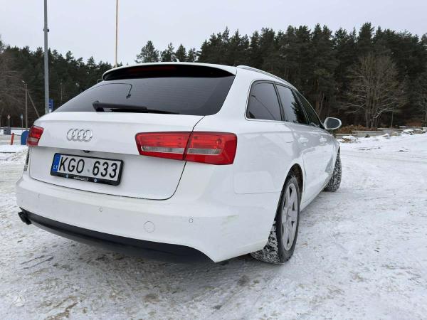 White Audi A6 2013 in Anyksciai, with an engine capacity of 2.00 L and mileage of 433 thousand km for 7500 €, photo 7 on AUTOMOTO.COM.LV