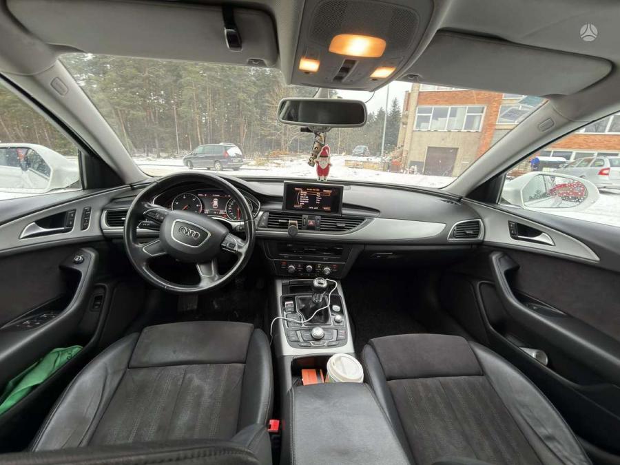 White Audi A6 2013 in Anyksciai, with an engine capacity of 2.00 L and mileage of 433 thousand km for 7500 €, photo 10 on AUTOMOTO.COM.LV