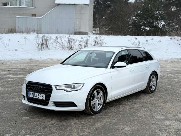 Balts Audi A6 2013 Viļņa, ar dzinēja tilpumu 2.00 L un nobraukumu 304 tūkst. km par 6500 €, foto 1 vietnē AUTOMOTO.COM.LV