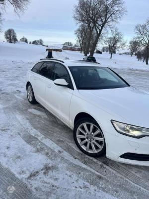 White Audi A6 2013 in Kaunas, with an engine capacity of 2.97 L and mileage of 356 thousand km for 9300 €, photo 2 on AUTOMOTO.COM.LV