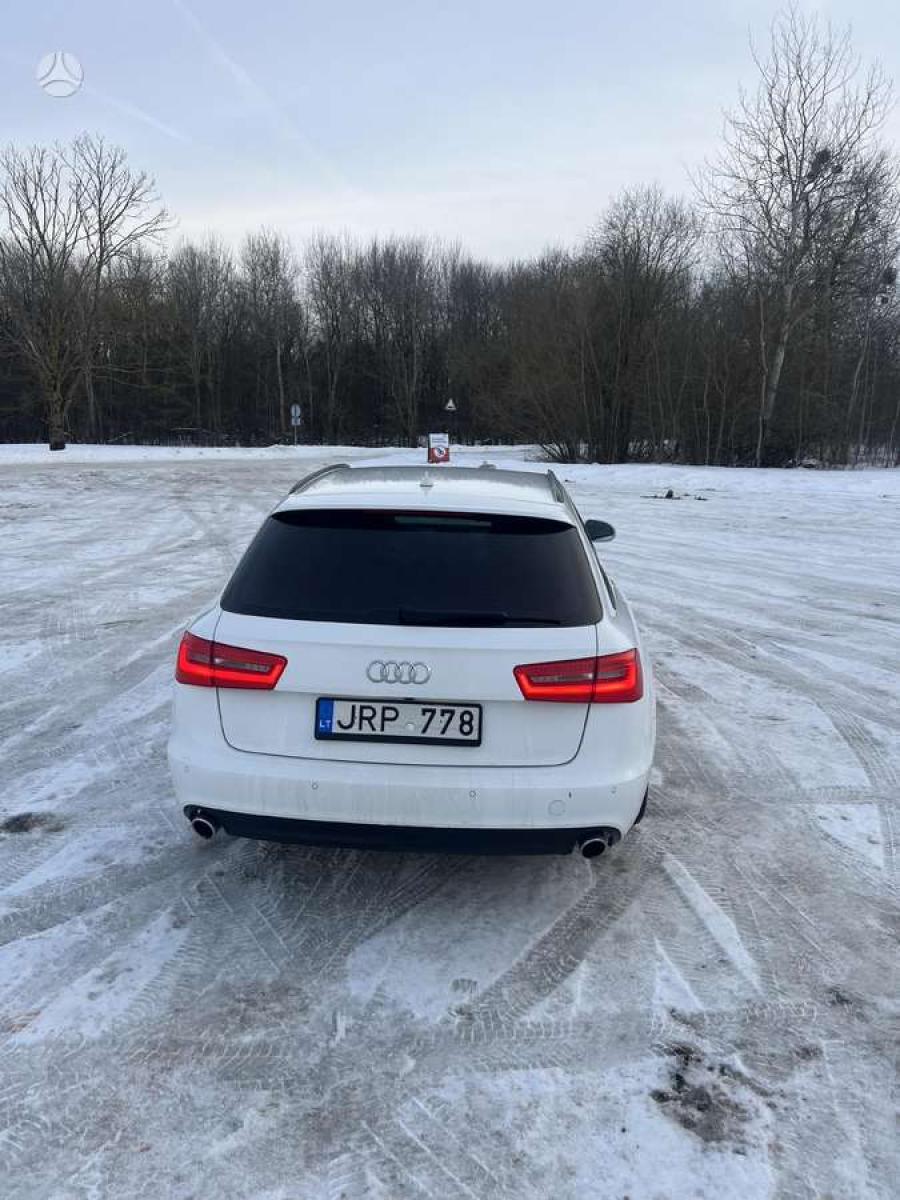 White Audi A6 2013 in Kaunas, with an engine capacity of 2.97 L and mileage of 356 thousand km for 9300 €, photo 3 on AUTOMOTO.COM.LV