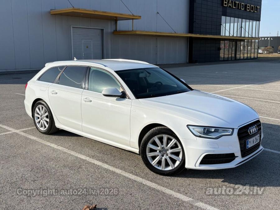 White Audi A6 2013 in Tartu, with an engine capacity of 2.00 L and mileage of 295 thousand km for 10900 €, photo 1 on AUTOMOTO.COM.LV