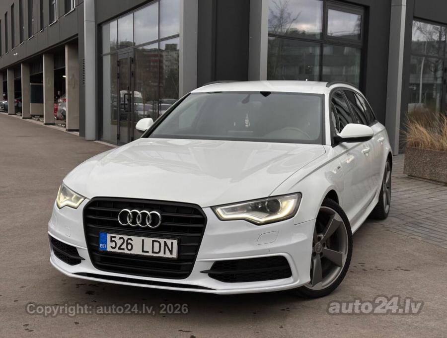 White Audi A6 2013 in Tallinn, with an engine capacity of 2.00 L and mileage of 280 thousand km for 8890 €, photo 1 on AUTOMOTO.COM.LV