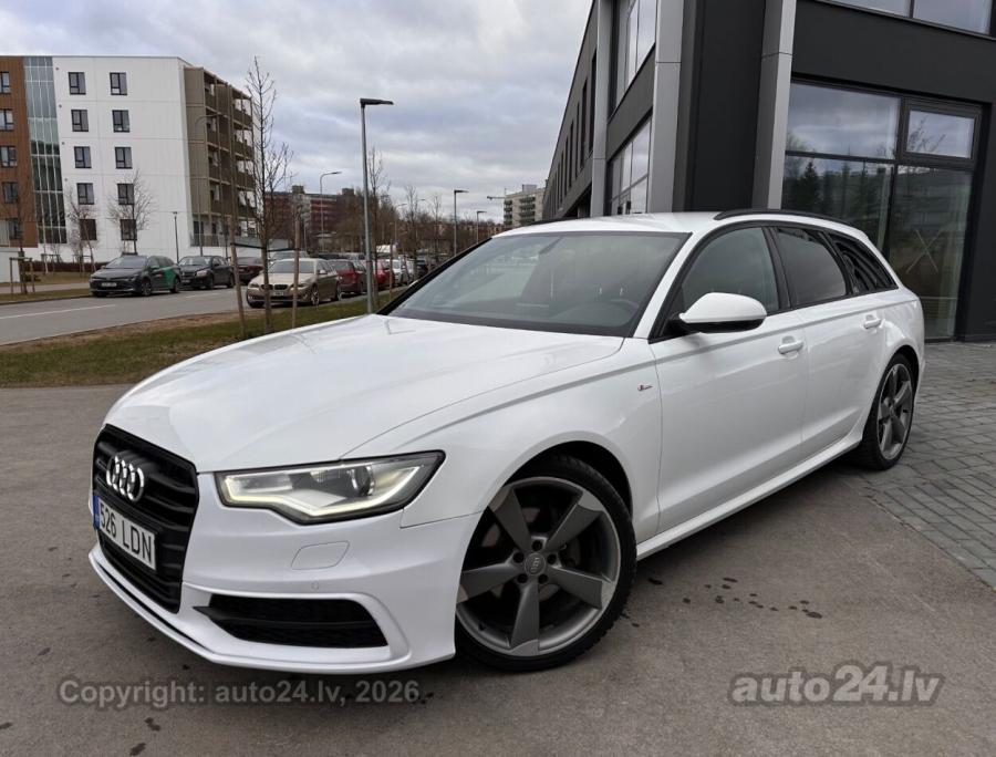 White Audi A6 2013 in Tallinn, with an engine capacity of 2.00 L and mileage of 280 thousand km for 8890 €, photo 4 on AUTOMOTO.COM.LV