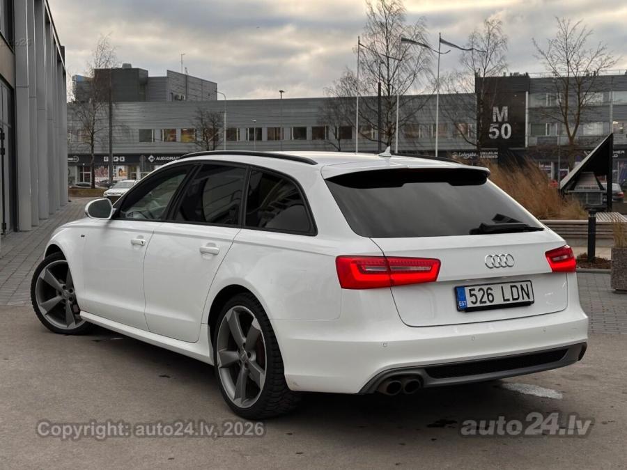 White Audi A6 2013 in Tallinn, with an engine capacity of 2.00 L and mileage of 280 thousand km for 8890 €, photo 13 on AUTOMOTO.COM.LV