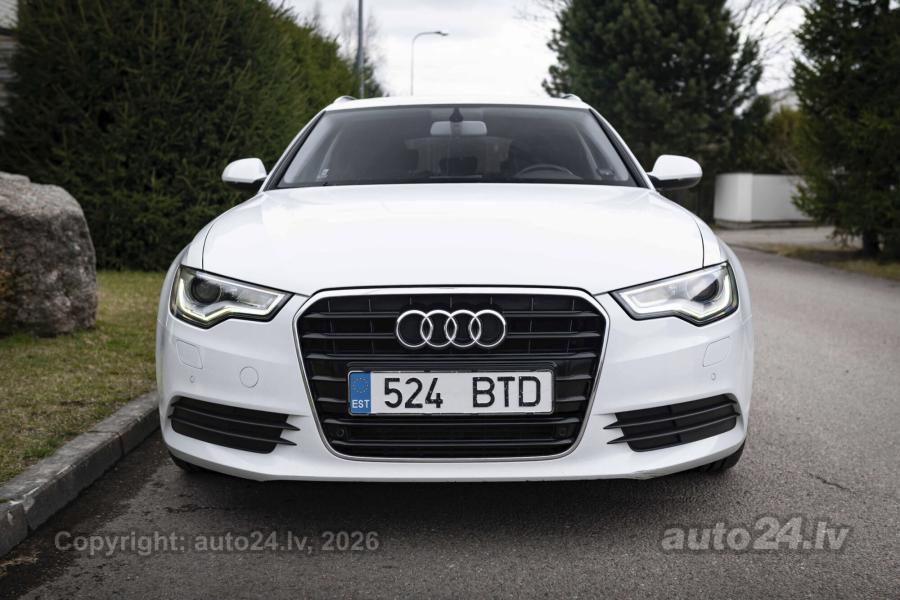 White Audi A6 2013 in Tallinn, with an engine capacity of 2.00 L and mileage of 253 thousand km for 8990 €, photo 4 on AUTOMOTO.COM.LV