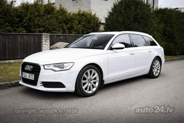 White Audi A6 2013 in Tallinn, with an engine capacity of 2.00 L and mileage of 253 thousand km for 8990 €, photo 4 on AUTOMOTO.COM.LV